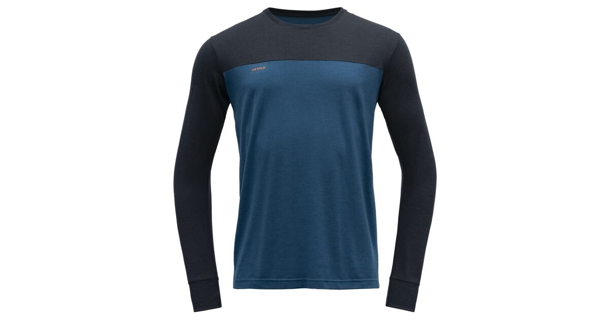 Triko DEVOLD NORANG MERINO 150 SHIRT M Man, ink/flood - Rock Point ...