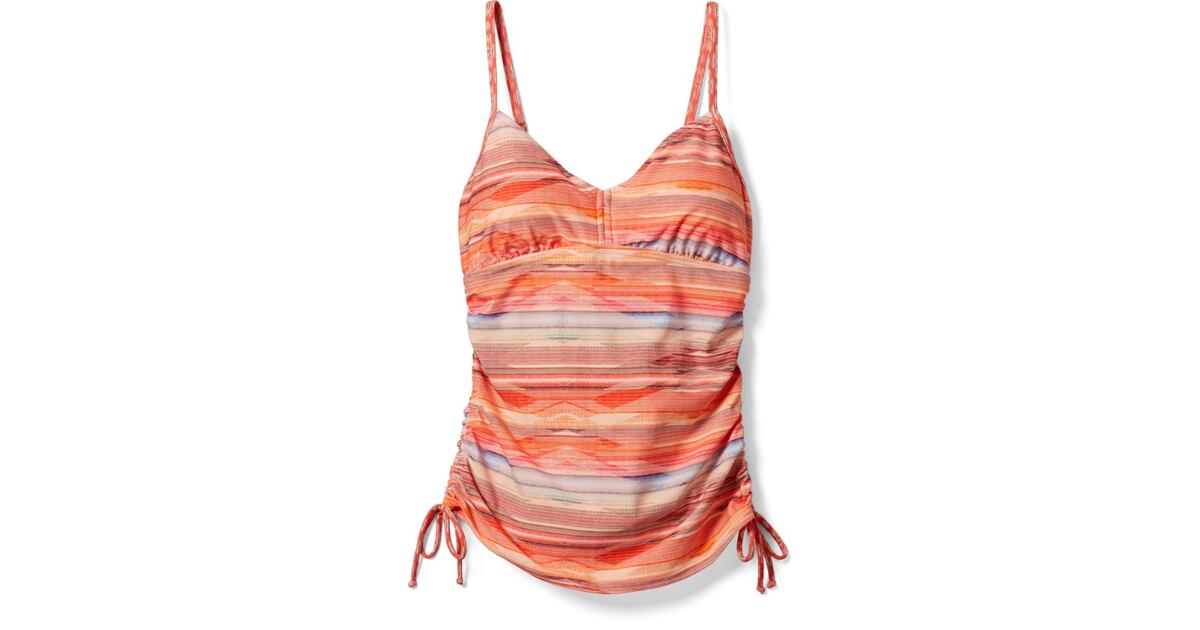 Plavky PRANA MOOREA TANKINI PEACH BONITA Lady, peach bonita - Rock Point