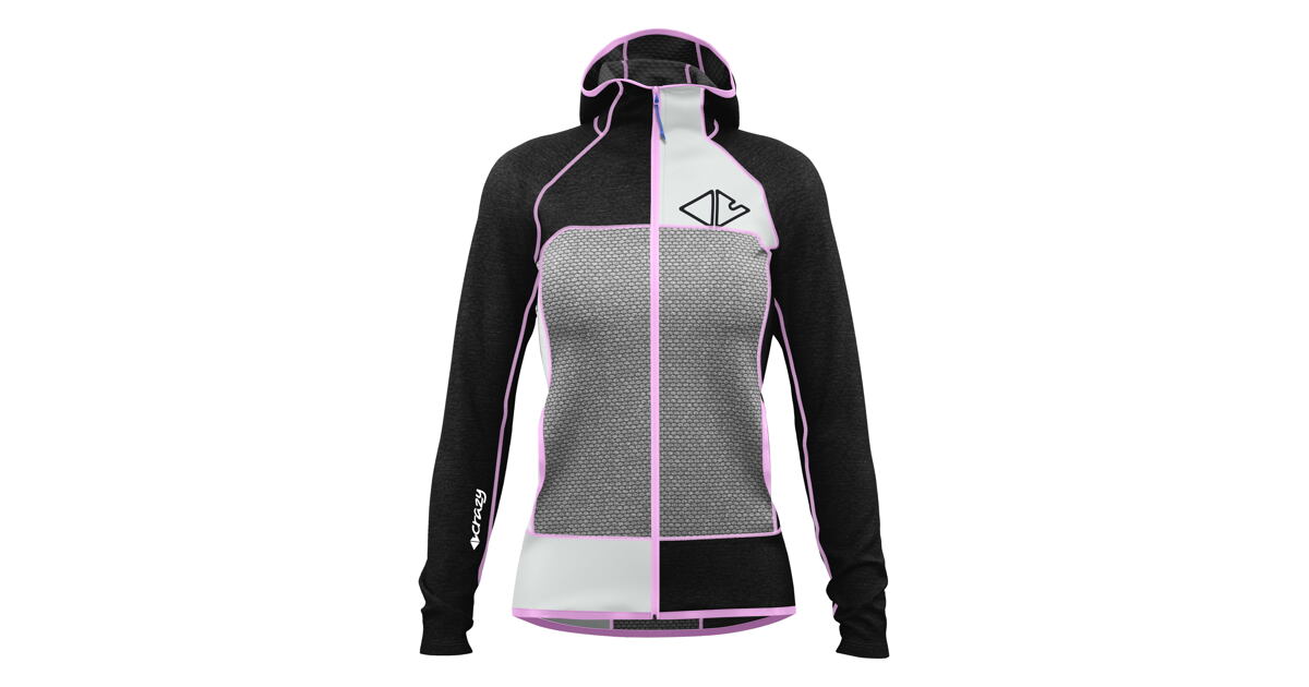 Mikina CRAZY PULL IONIC Lady, aurora-black - Rock Point – sleva 50 %