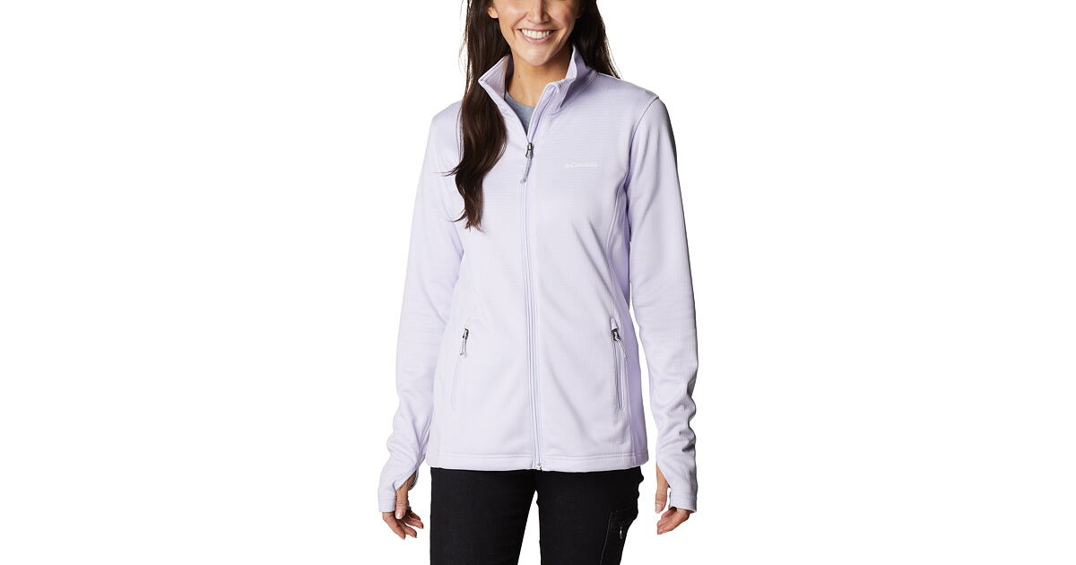 Mikina COLUMBIA W PARK VIEW GRID FLEECE FULL ZIP Lady, purple tint hea ...