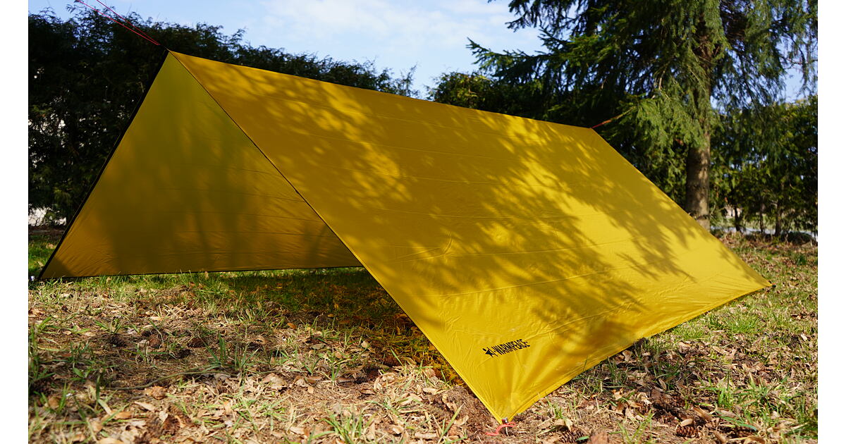 Plachtový přístřešek WARMPEACE SHELTER TARP, nugget gold - Rock Point ...