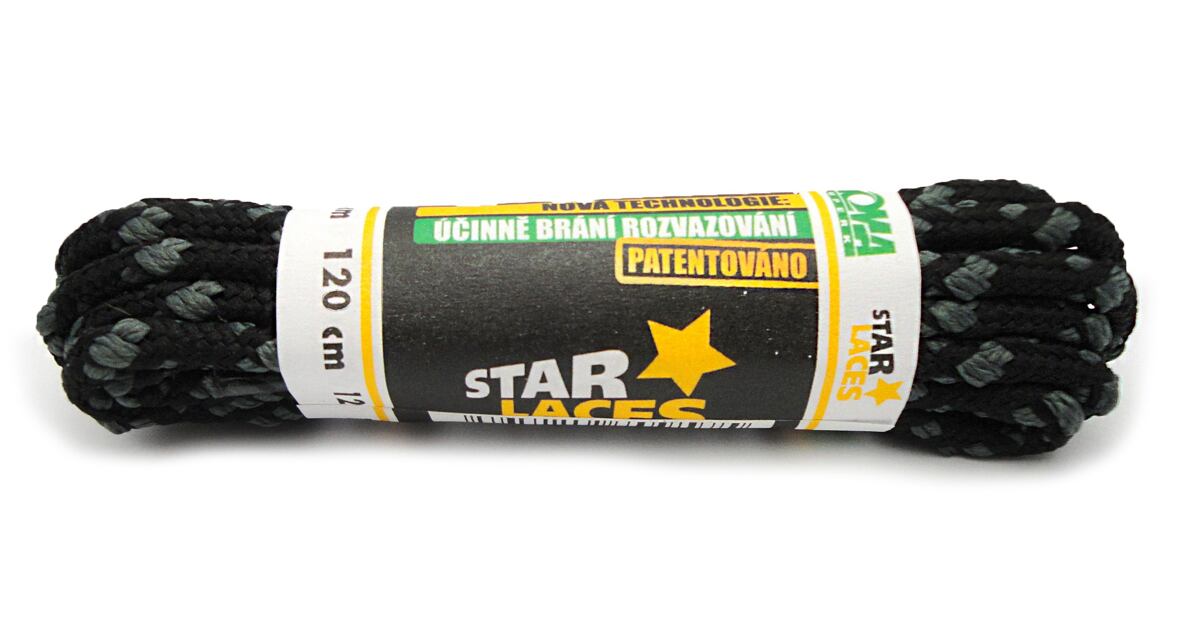 Šnúrky PROMA STAR LACES 120 BLISTR - Rock Point
