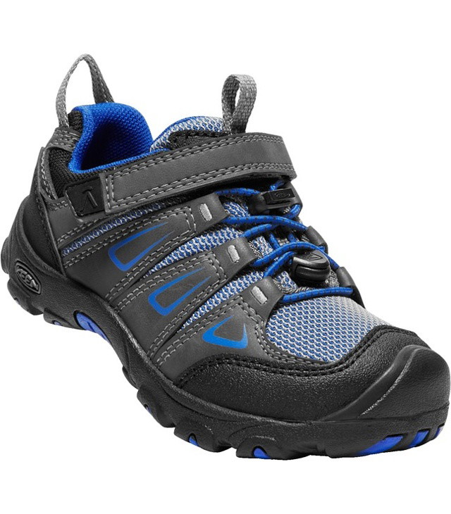 Boty KEEN OAKRIDGE LOW WP K Kids, magnet/true blue - Rock Point – sleva ...